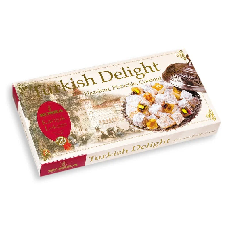 Turkish Delight with Pistachio Coconut and Hazelnut | turkishtaste.com ...